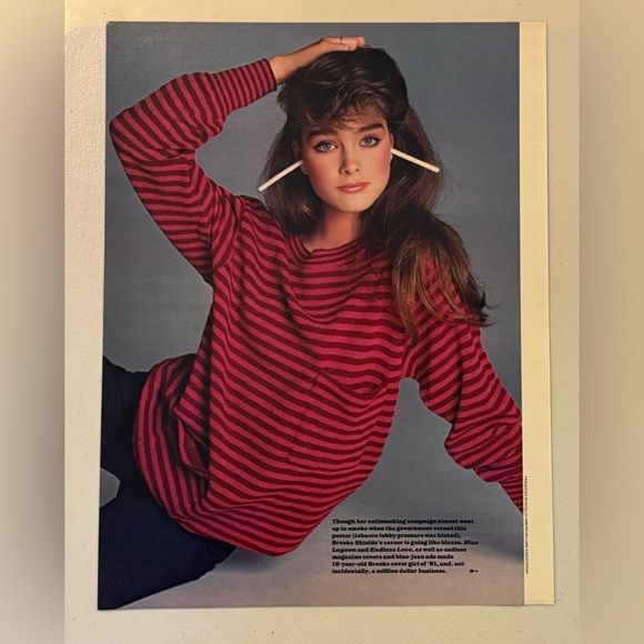 Art | 52 Brooke Shields 1981 Print Life Magazine Print | Poshmark